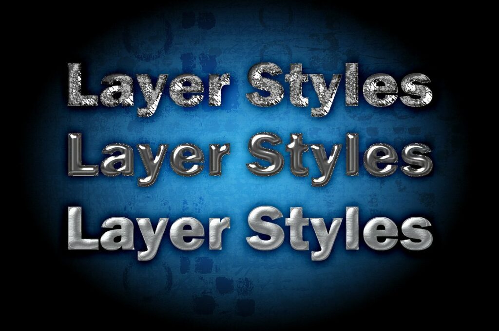 Silver Photoshop Layer Styles – MasterBundles