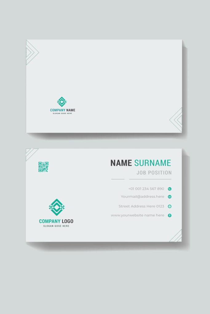 Simple Creative and clean corporate Business Card Layout.corporate ...