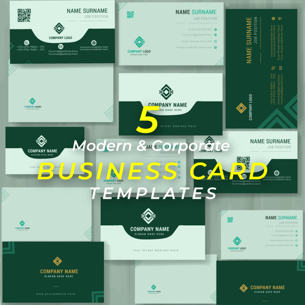 Simple Creative and clean corporate Business Card Layout.corporate ...