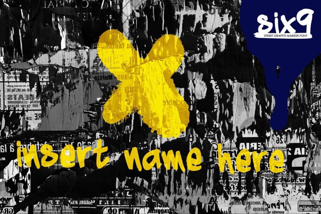 Six9 Graffiti Urban Tag Marker Font – MasterBundles