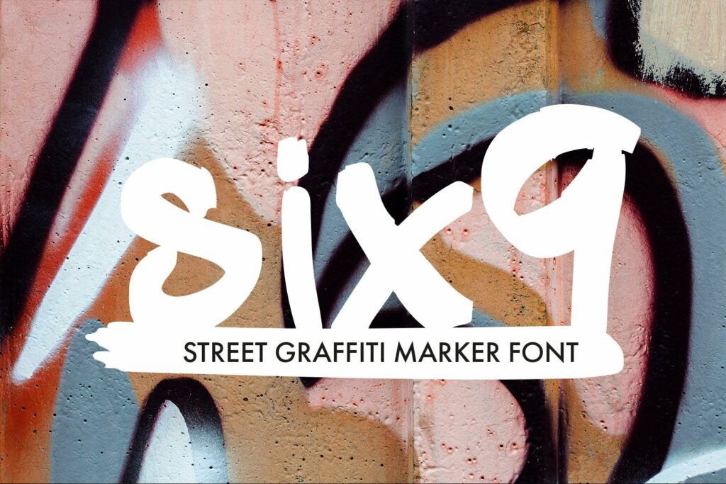Six9 Graffiti Urban Tag Marker Font – MasterBundles