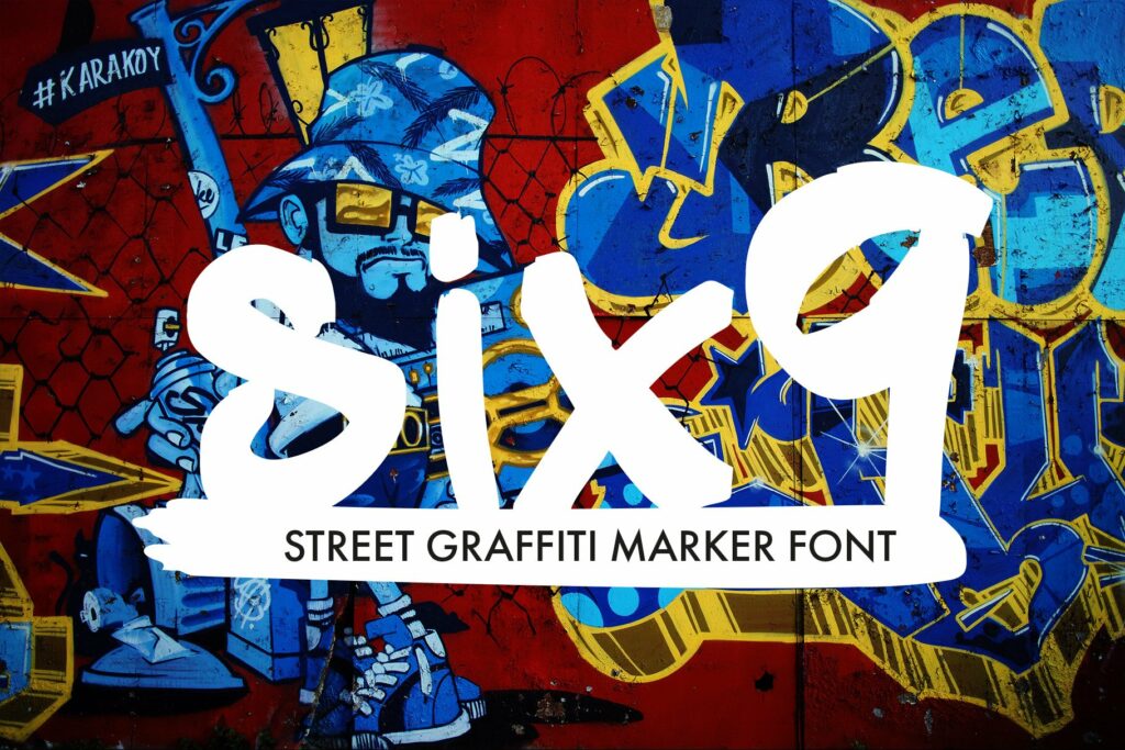 Six9 Graffiti Urban Tag Marker Font – MasterBundles