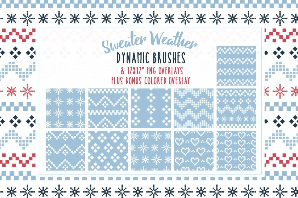 Sweater Dynamic Brushes & Overlays – MasterBundles
