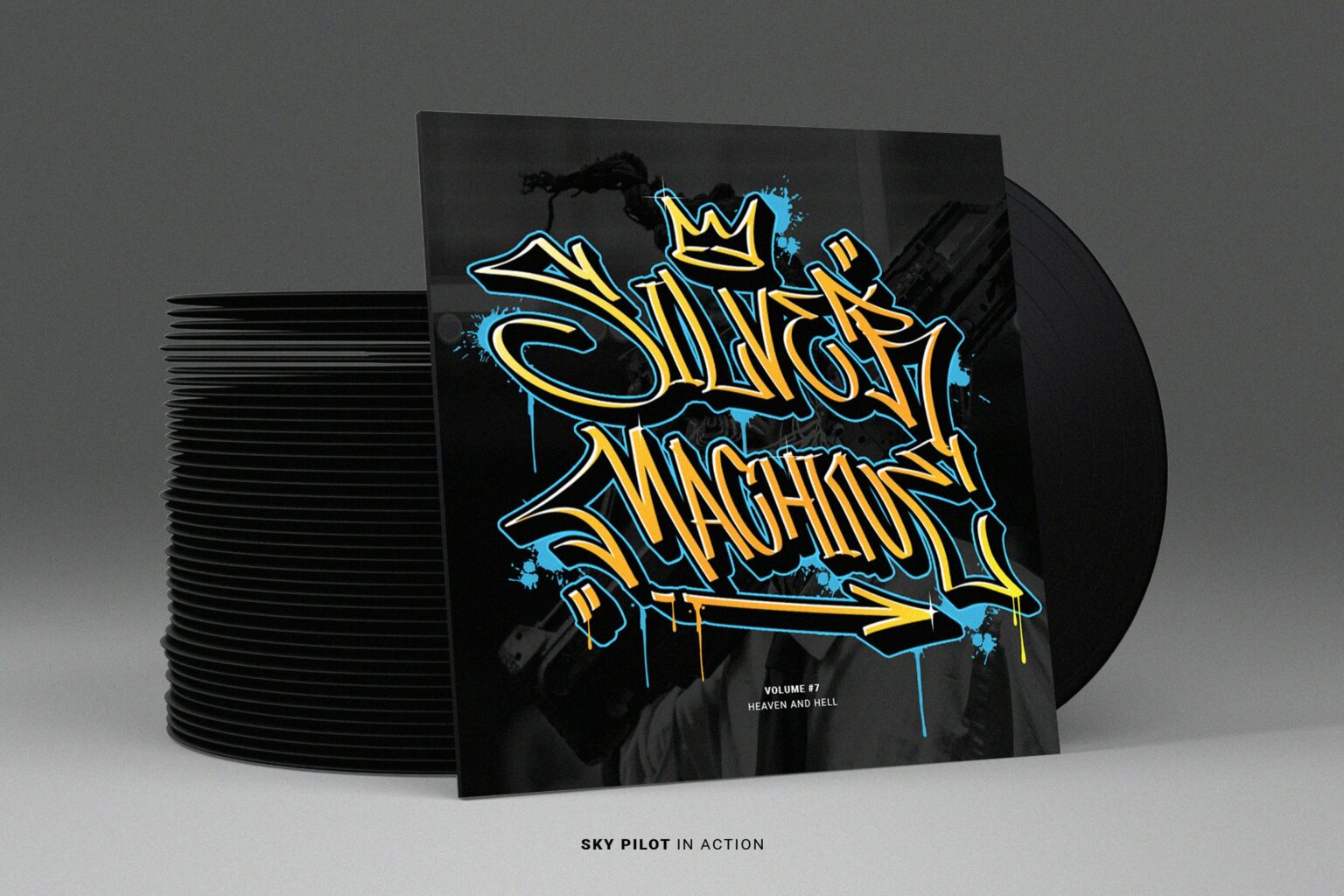 Skypilot | Layered Graffiti Font – MasterBundles