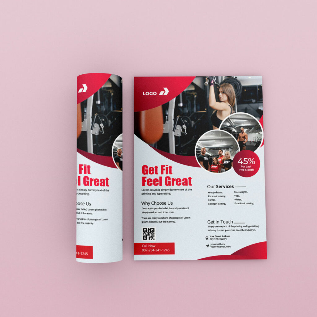 Professional Gym Flyer Template Masterbundles