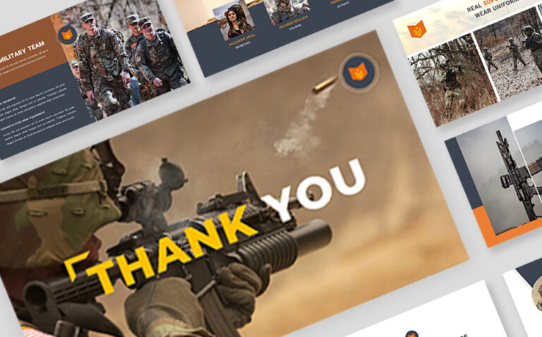 SOLDAT - Military & Army Presentation PowerPoint Template - MasterBundles