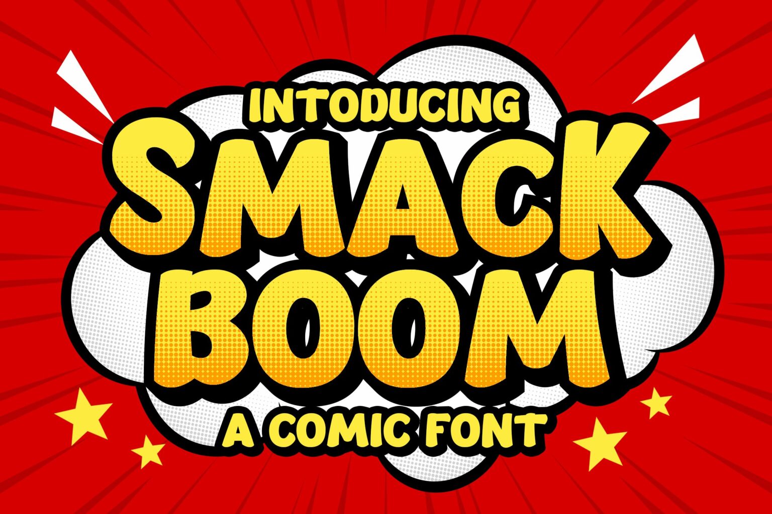Smack Boom a Cartoon Font – MasterBundles