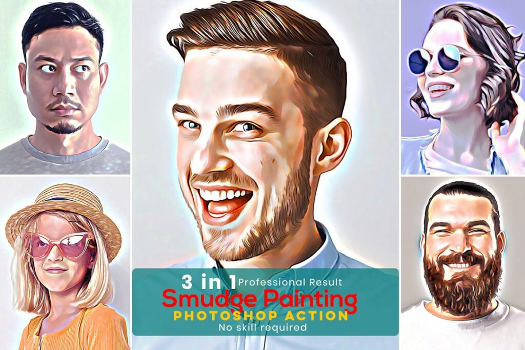 Smudge Painting Photo Effect - MasterBundles