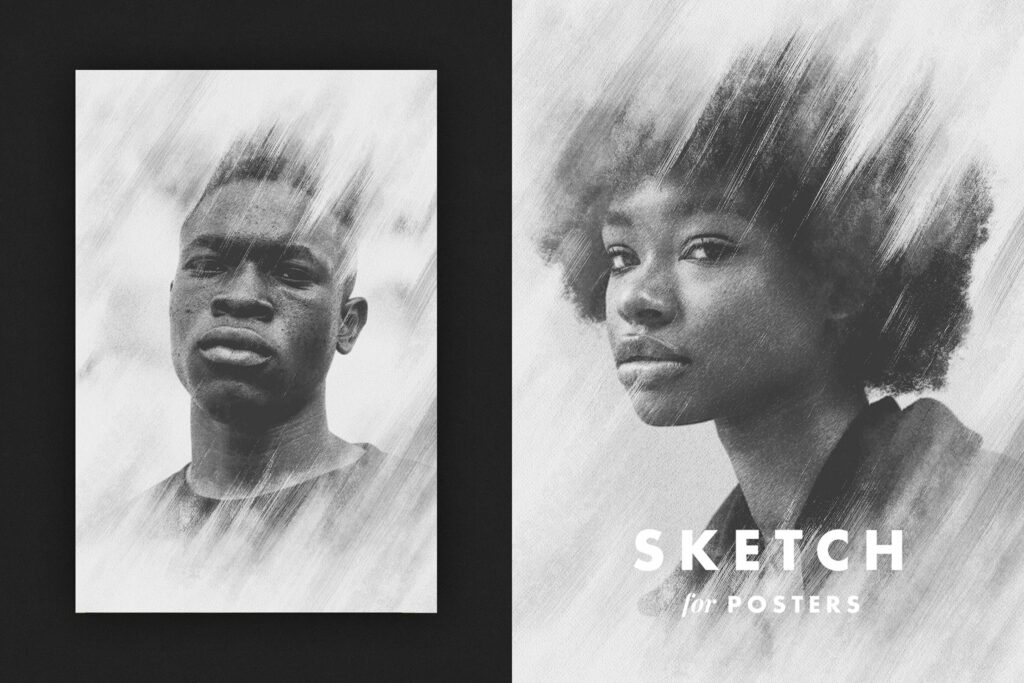 Smudged Pencil Effect for Posters – MasterBundles