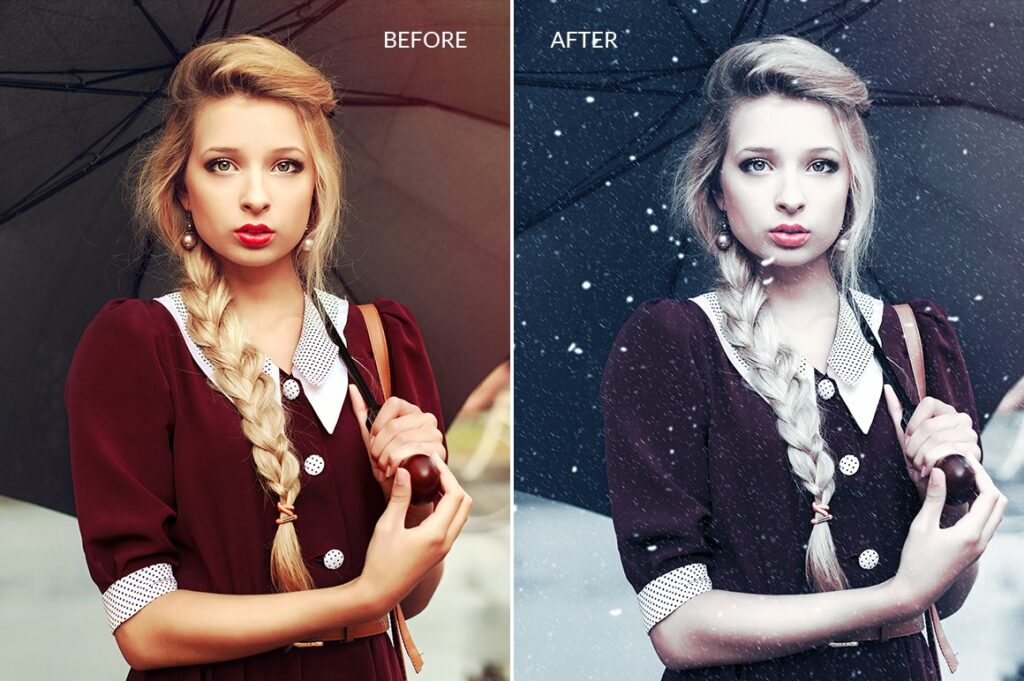 Snow Photoshop Action – MasterBundles