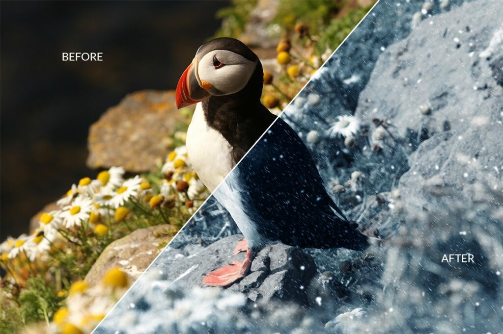 Snow Photoshop Action – MasterBundles