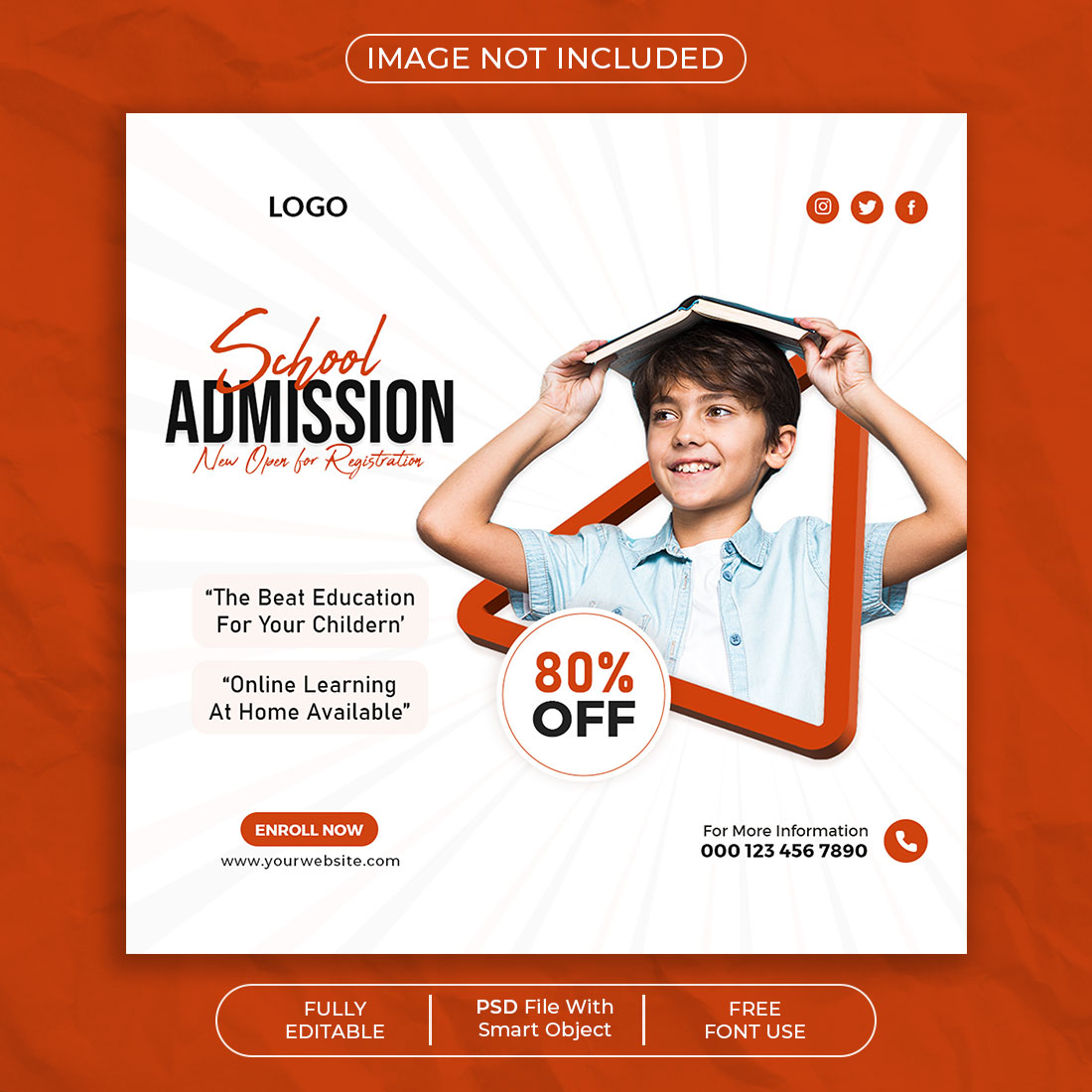 The Master Bundles of Social Media Post & 2 by 1 Size Print Ready ...