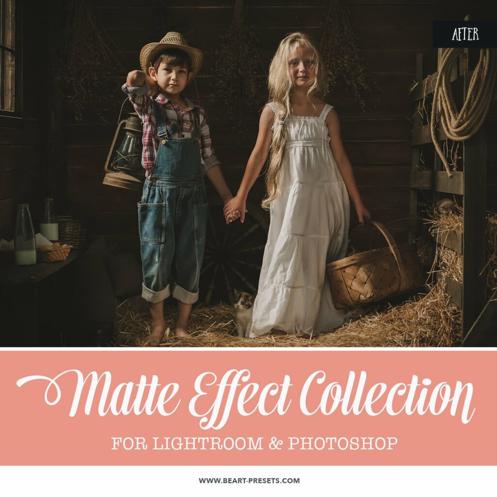 Matte Photoshop Actions & ACR preset – MasterBundles