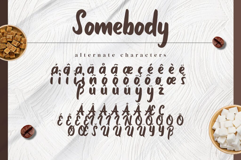 Somebody - Bold Script Font – MasterBundles