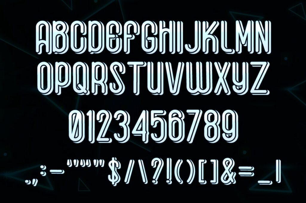 Space Harbon - Futuristic Font – MasterBundles