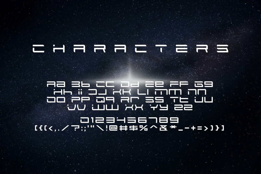 Spacestar - Futuristic Font – MasterBundles