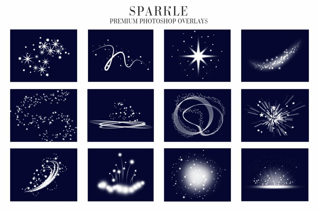 Sparkle Overlays Photoshop – MasterBundles