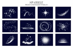 Sparkle Overlays Photoshop – MasterBundles