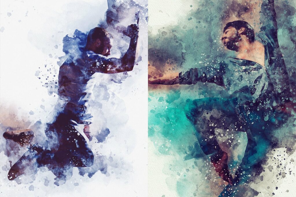Splash Art Photoshop Action – MasterBundles