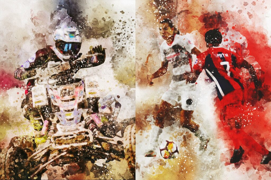 Splash Art Photoshop Action – MasterBundles
