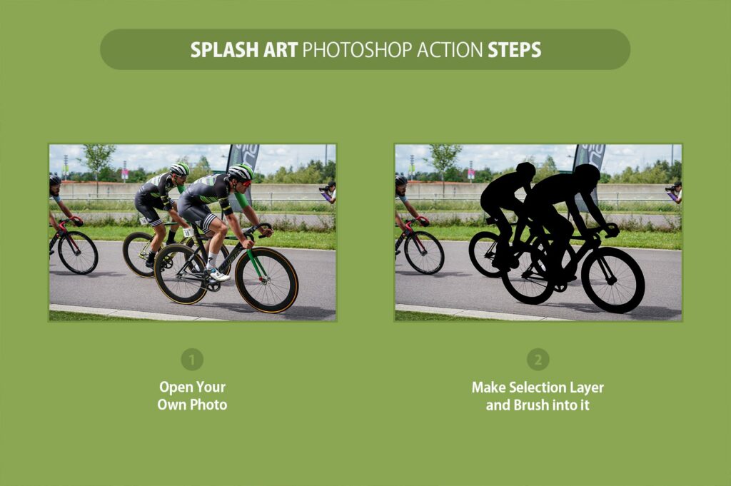 Splash Art Photoshop Action – MasterBundles