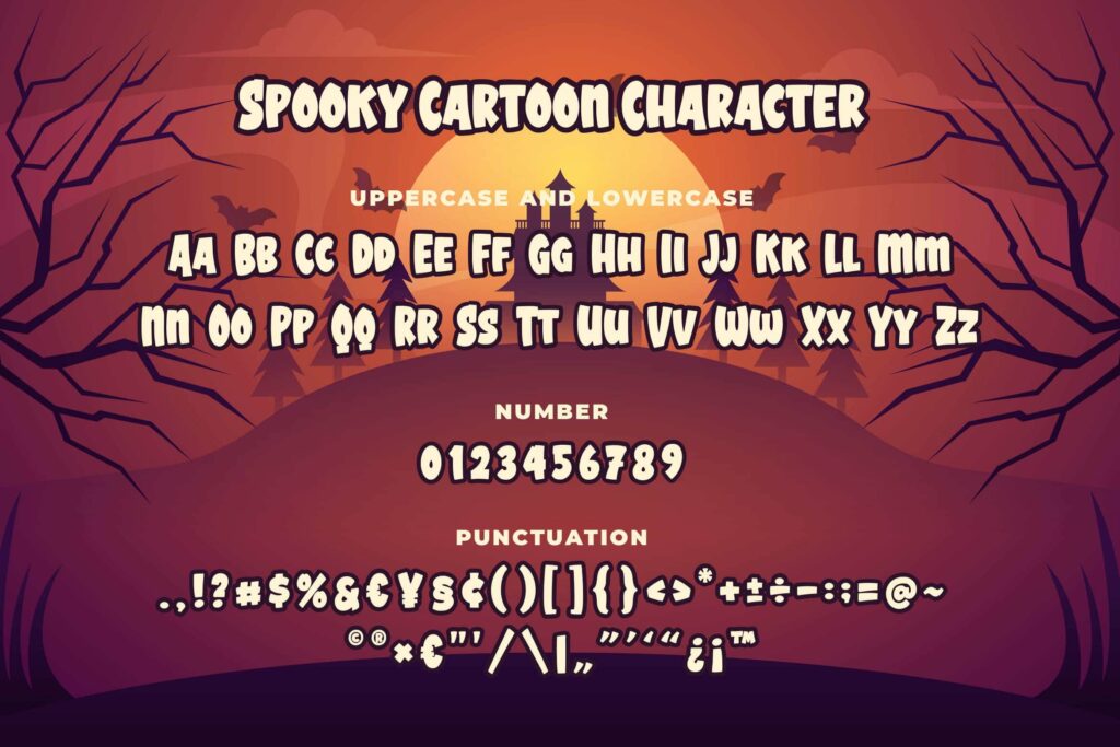 Spooky Cartoon a Playful Scary Font – MasterBundles