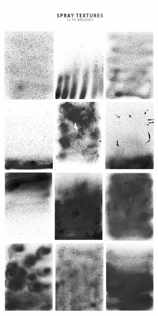 214 Spray Photoshop Brushes – MasterBundles