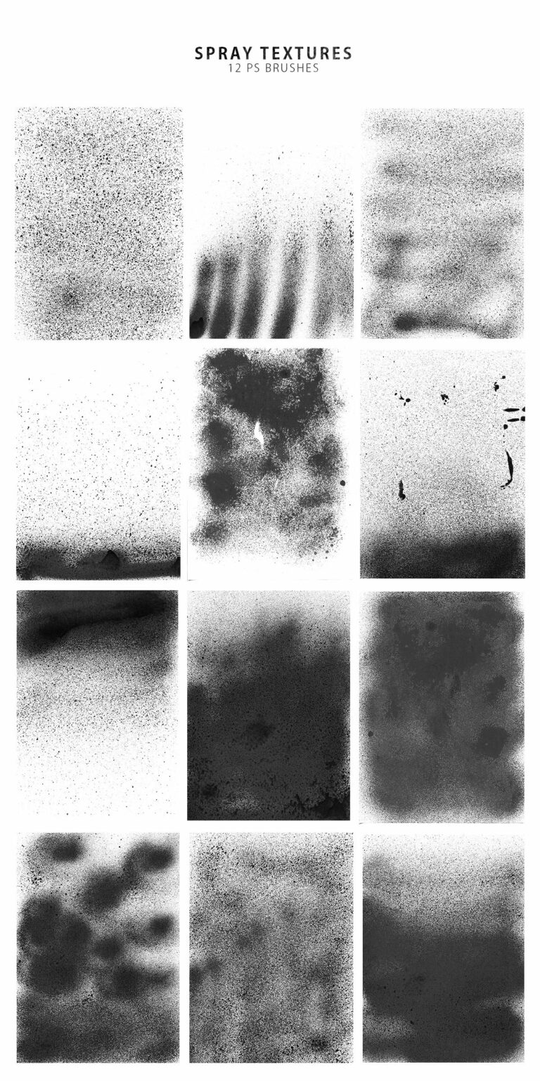 214 Spray Photoshop Brushes – MasterBundles
