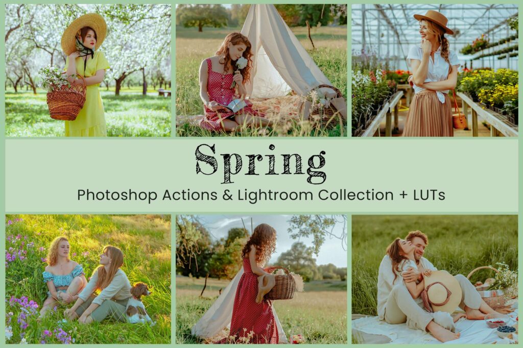Spring Photoshop Actions, Lightroom – MasterBundles