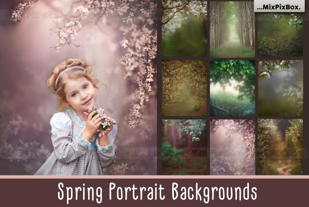 Spring Portrait Backgrounds – MasterBundles