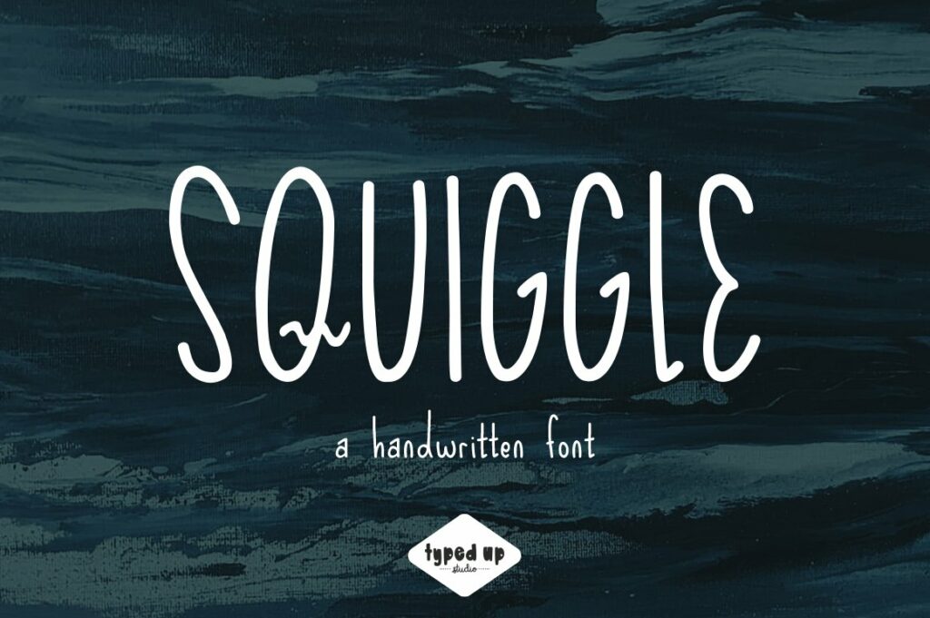 Squiggle | Handwritten Font – MasterBundles