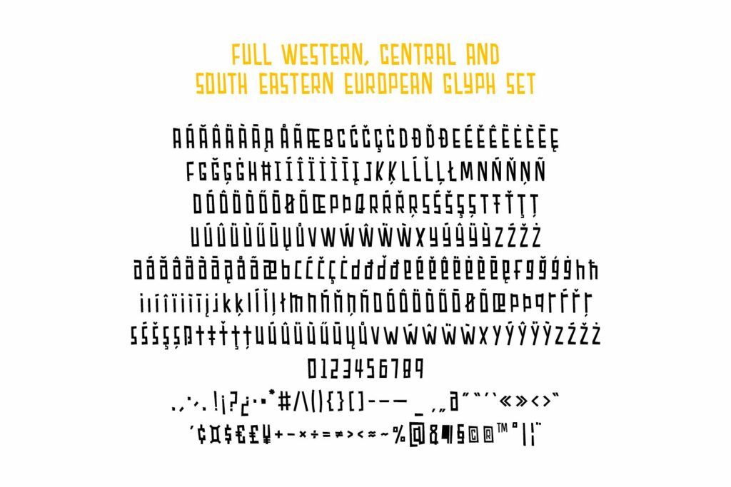 SQUIRE - a square and quirky font!!! – MasterBundles