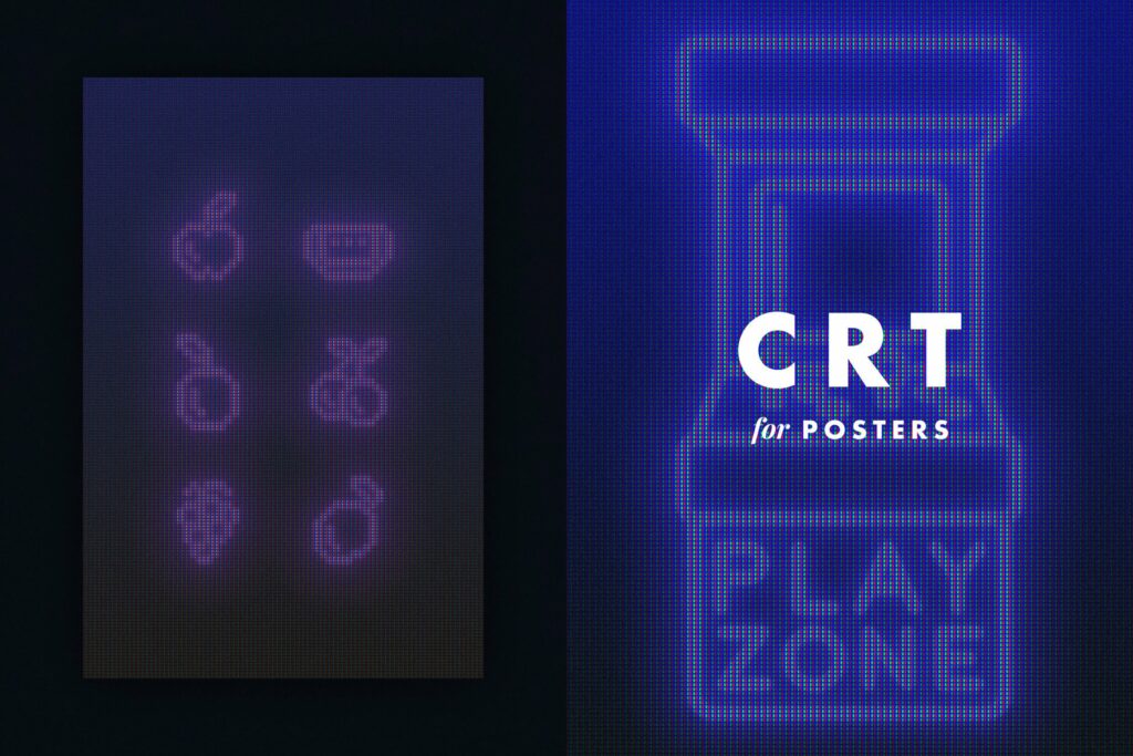 СRT Photo Effect for Posters – MasterBundles