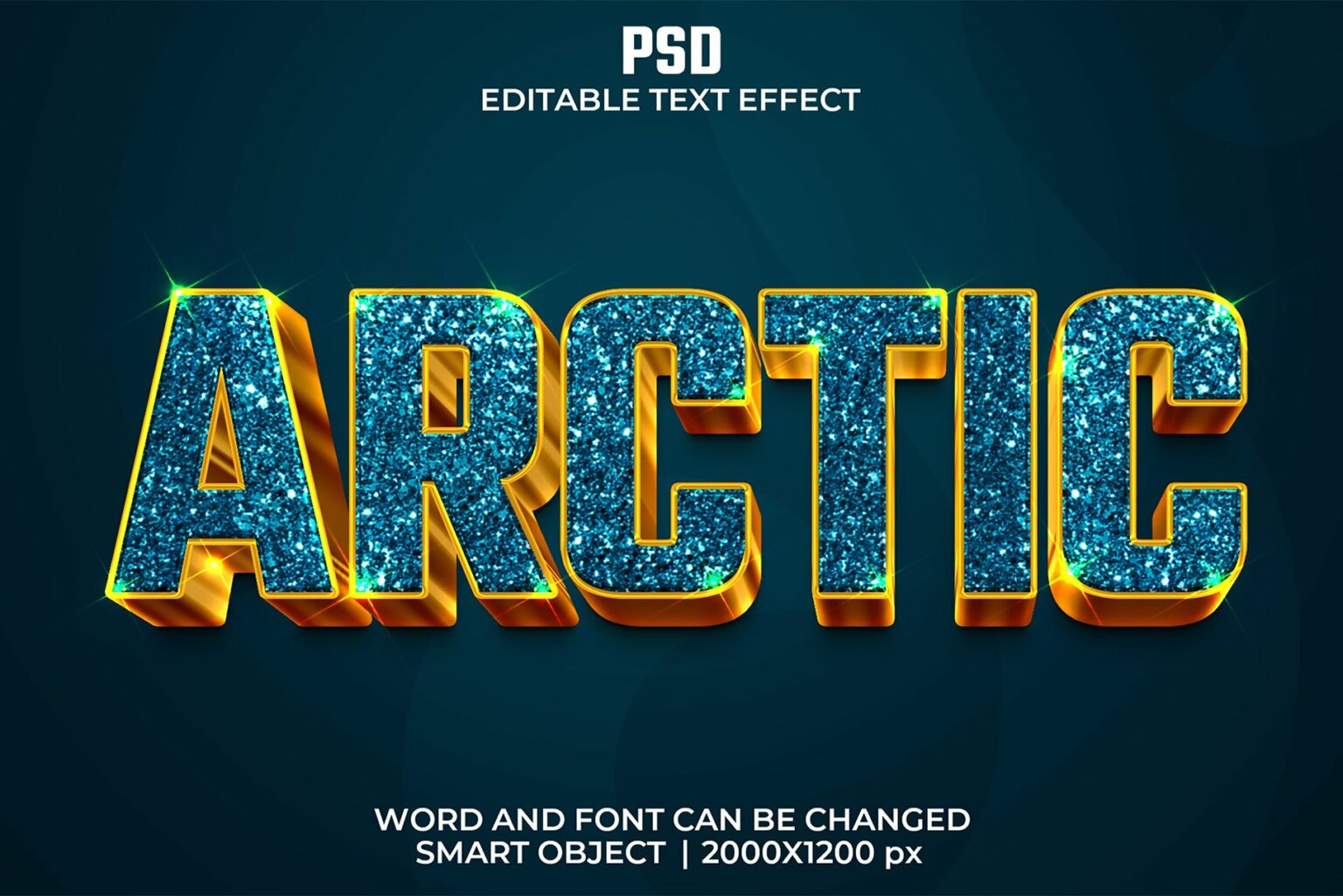 Gold 3d Editable Text Effect Style – MasterBundles