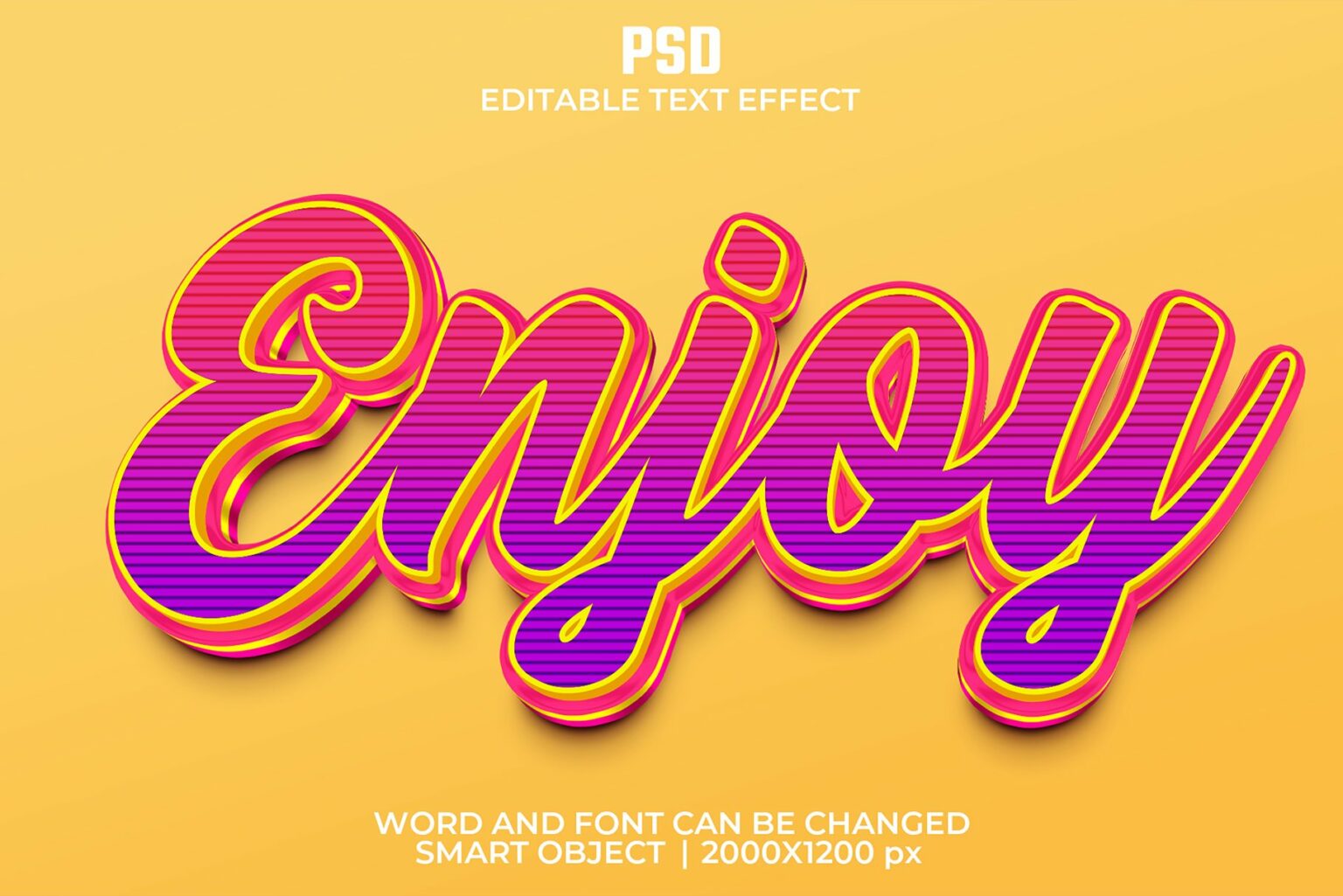Editable Photoshop 3D Text Effects – MasterBundles