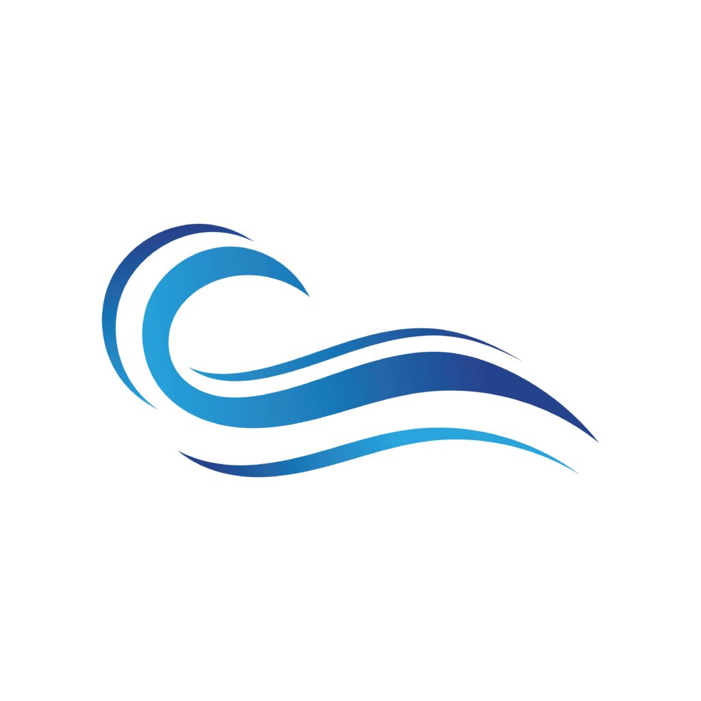 Water wave beach logo symbol - MasterBundles
