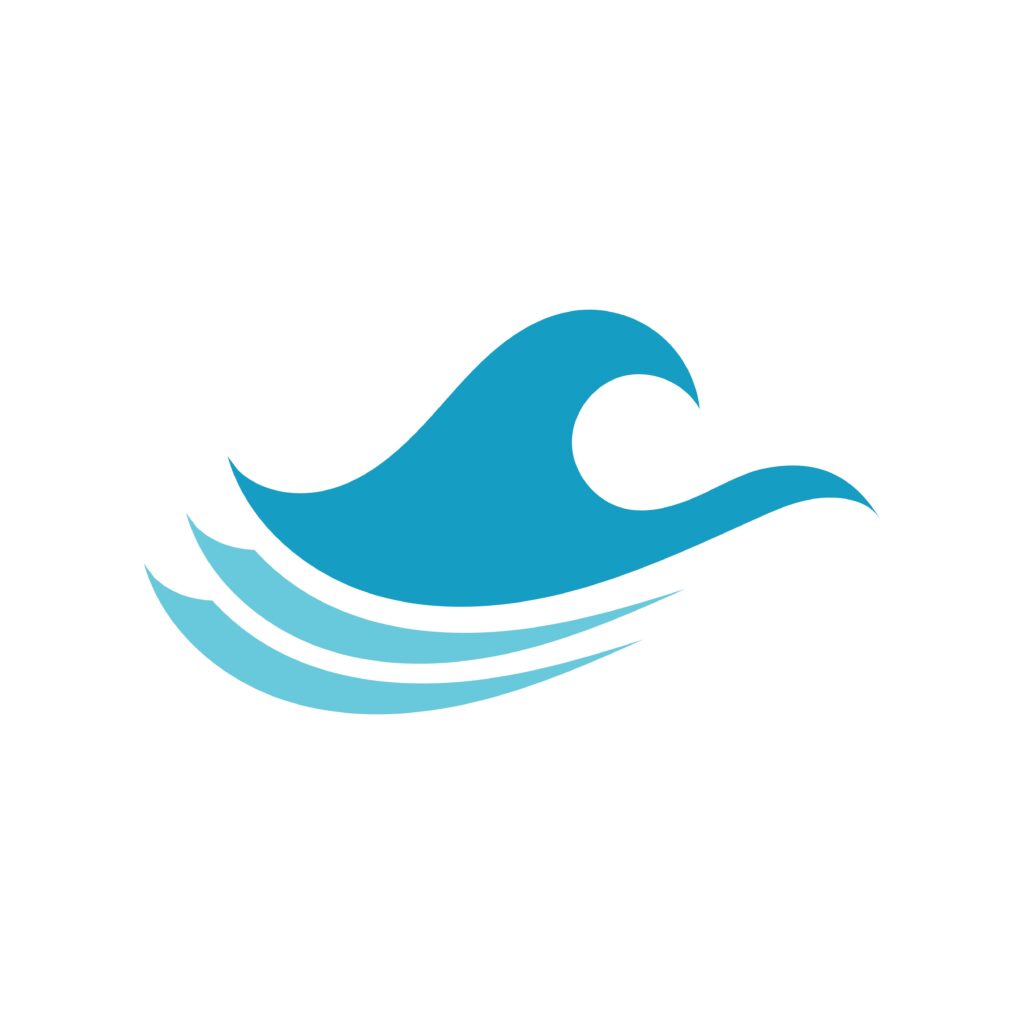 Water wave beach logo symbol - MasterBundles