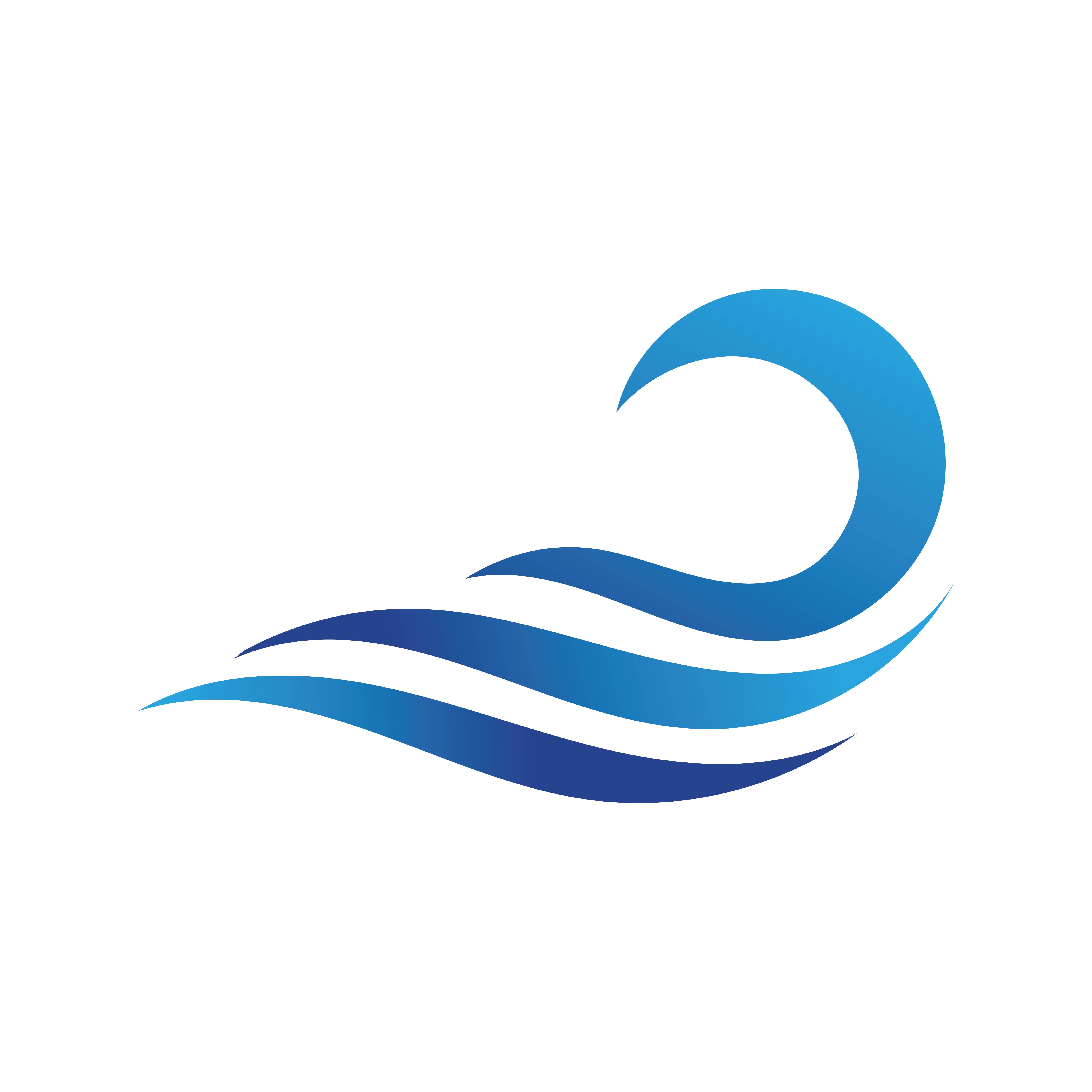 Water wave beach logo symbol - MasterBundles