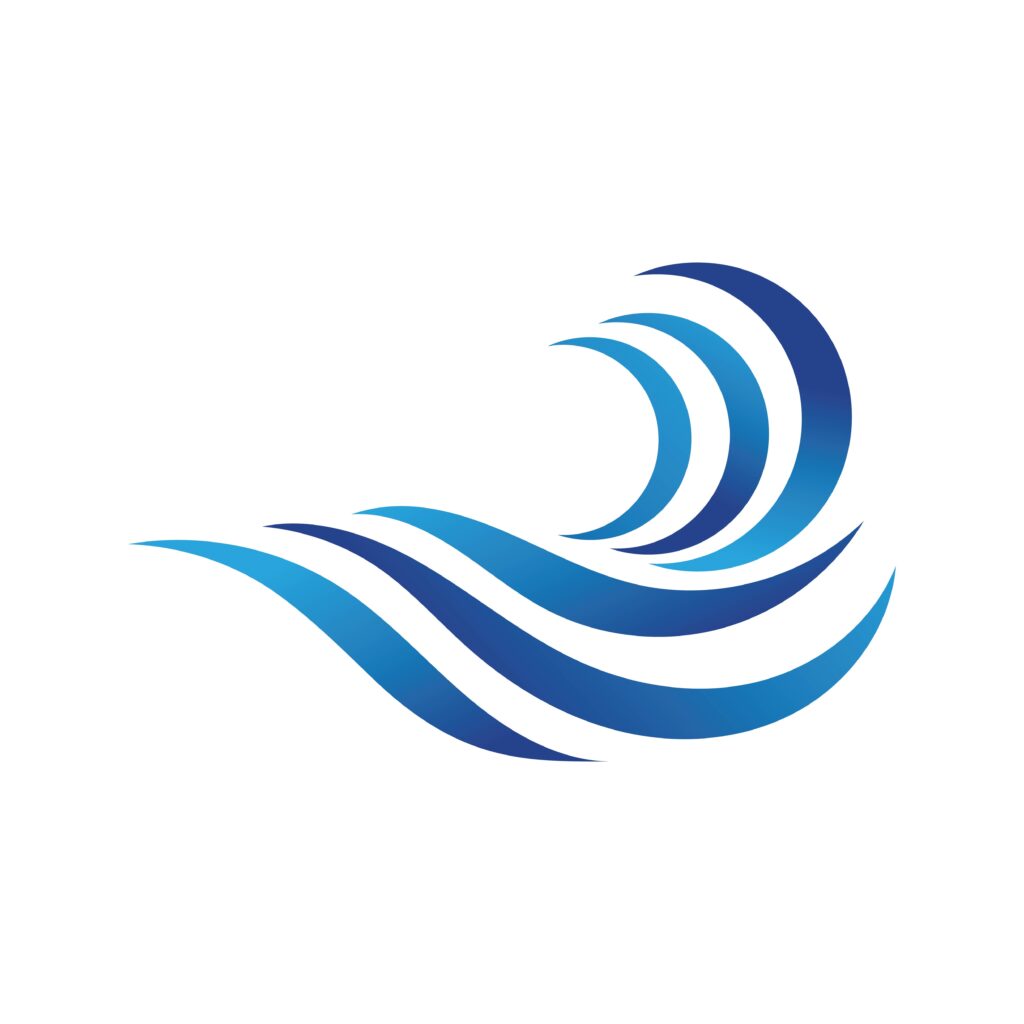 Water wave beach logo symbol - MasterBundles