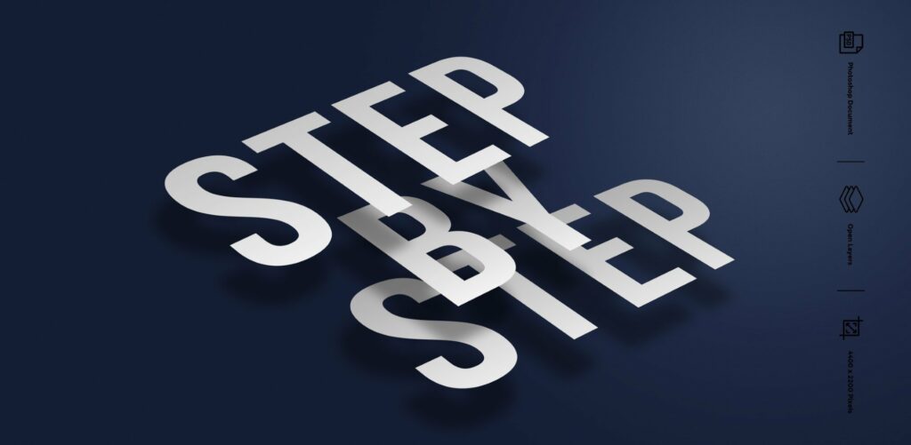 Step by Step Text Effect Design – MasterBundles