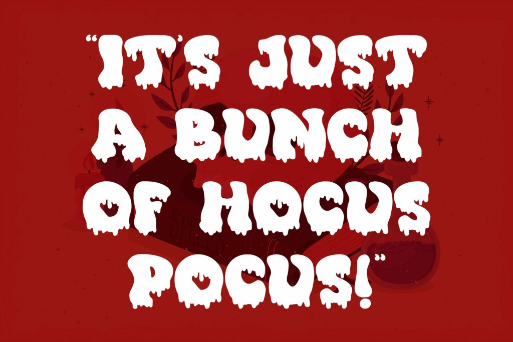 Sticky Blood - Halloween Font – MasterBundles