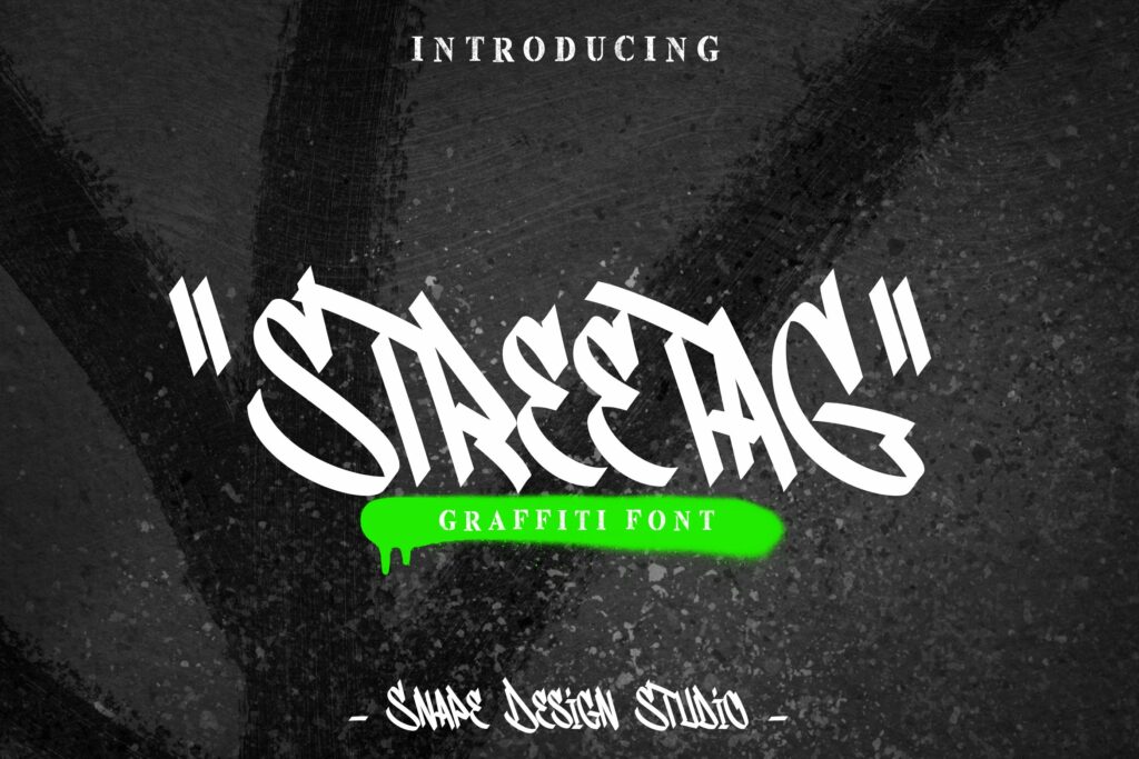 Streetag - Graffiti Font – MasterBundles