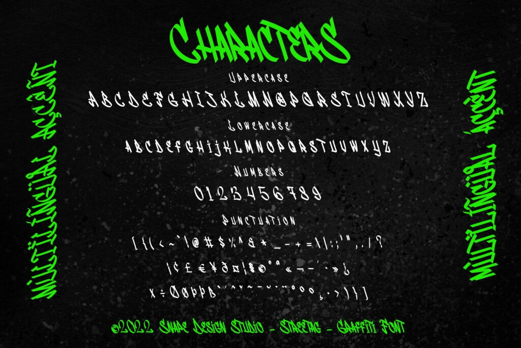 Streetag - Graffiti Font – MasterBundles