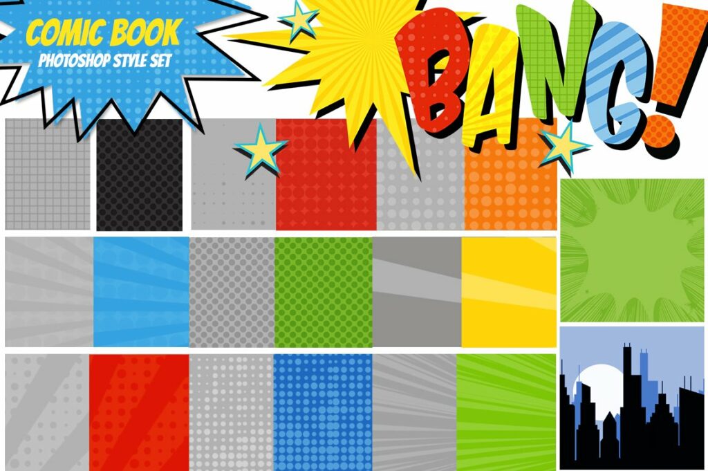 Comic Book Layer Styles +Bonus – MasterBundles