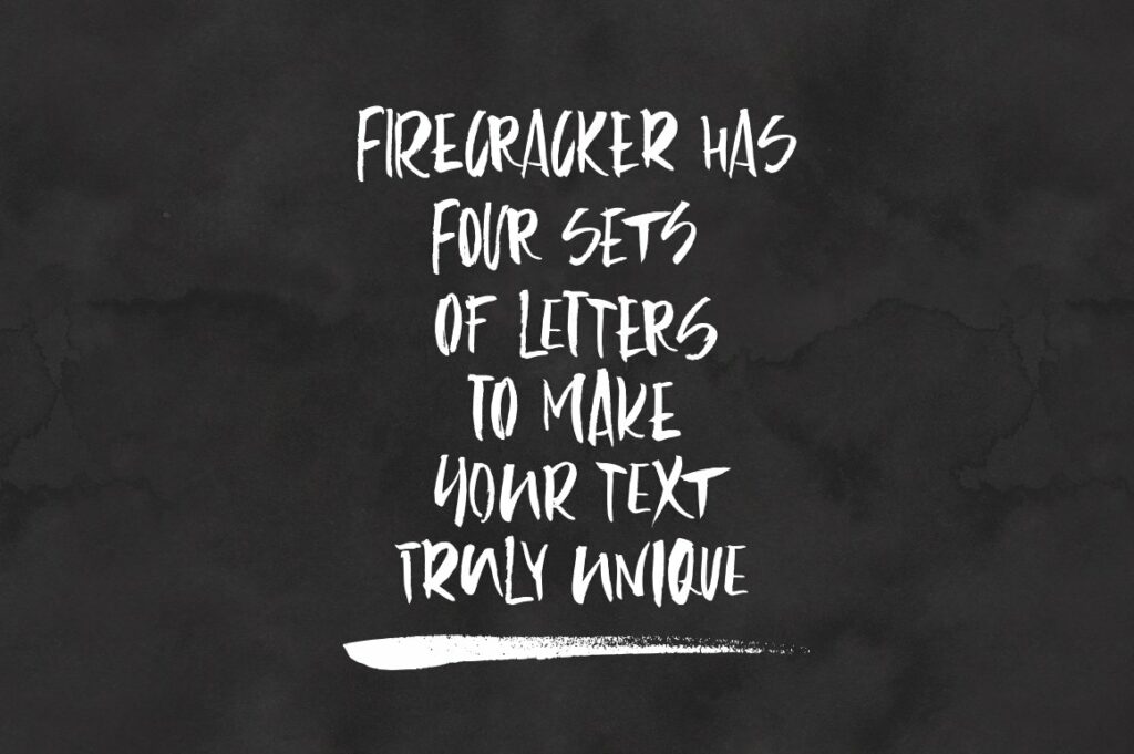 Firecracker - uppercase font – MasterBundles