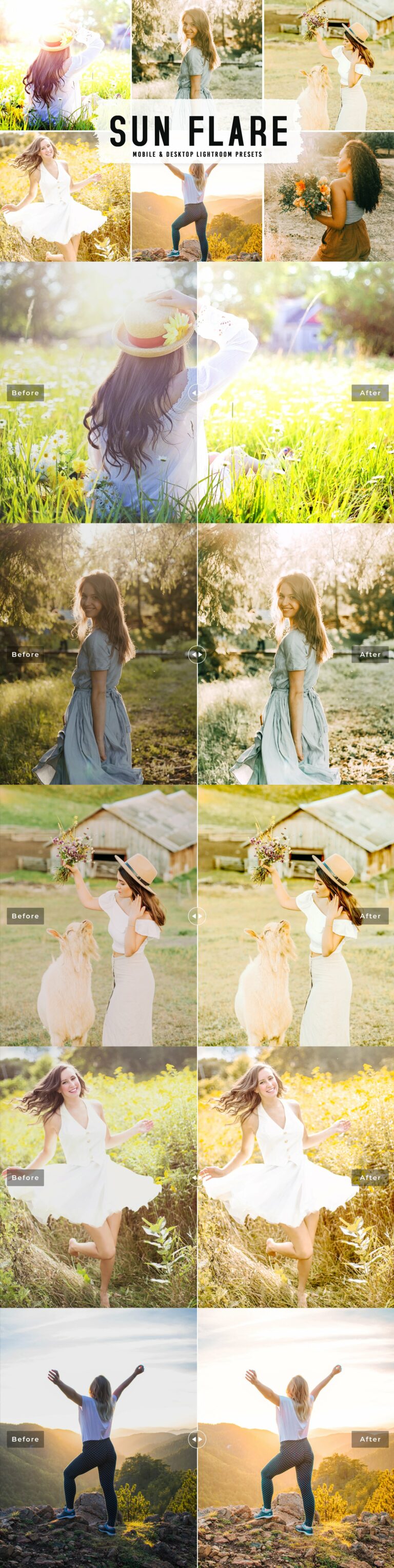 Sun Flare Pro Lightroom Presets V2 – MasterBundles