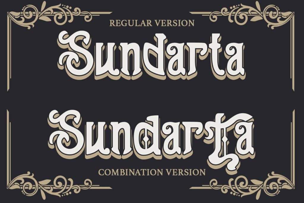 Sundarta - Vintage Typeface – MasterBundles