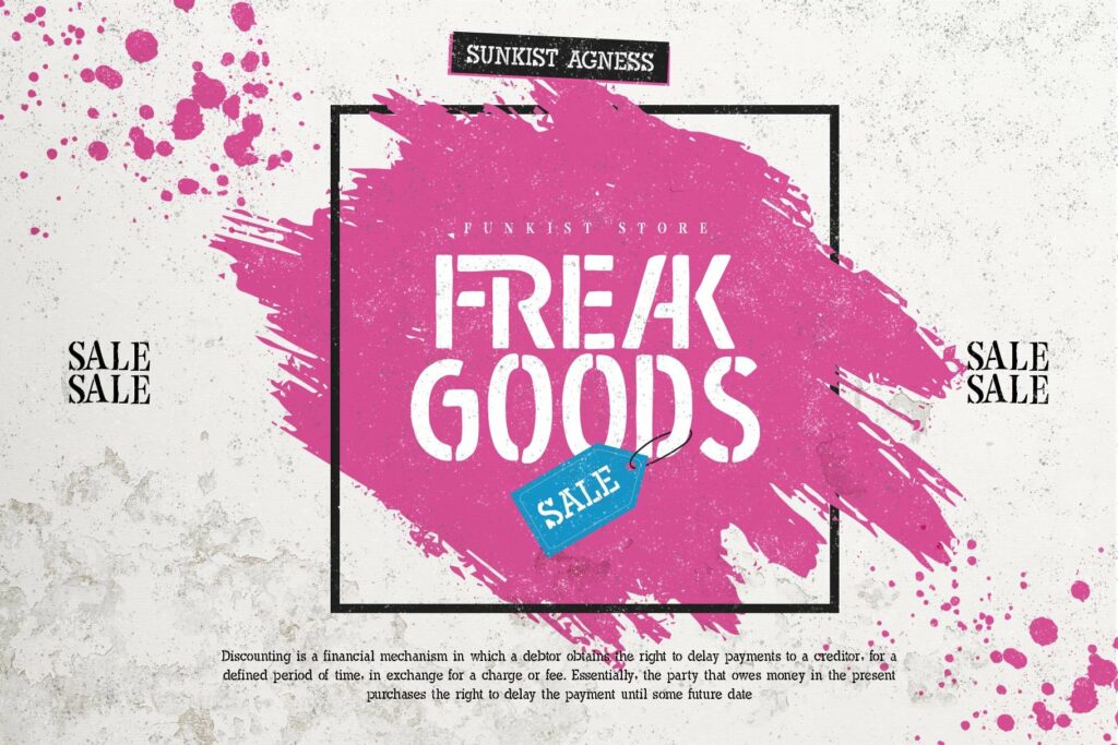 Sunkist Agness Typeface – MasterBundles