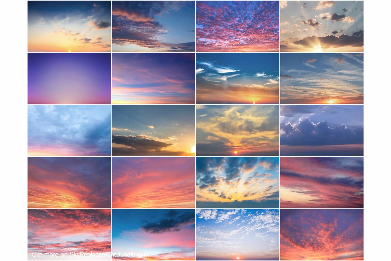 Sunrise Sky Replacement Pack – MasterBundles