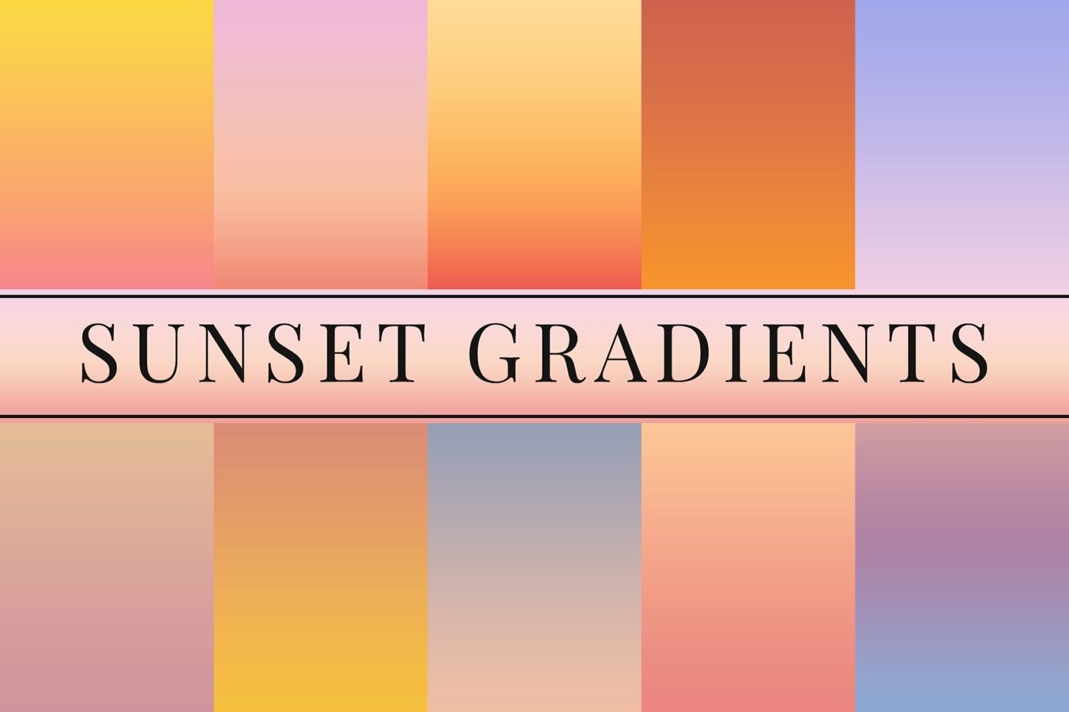 Sunset Gradients – MasterBundles